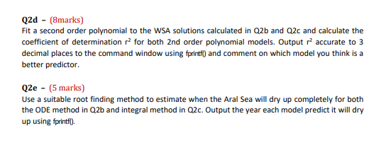 Solved Please Use Matlab Code For This Problem Note 2305