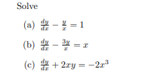 Solved Solve (a) -=1 (b) - = _ (c) + 2x = -23 | Chegg.com
