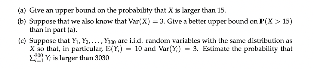 Solved Suppose that X is a nonnegative random variable with | Chegg.com