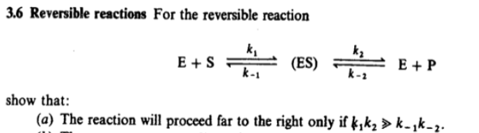 Solved 3.6 Reversible reactions For the reversible reaction | Chegg.com