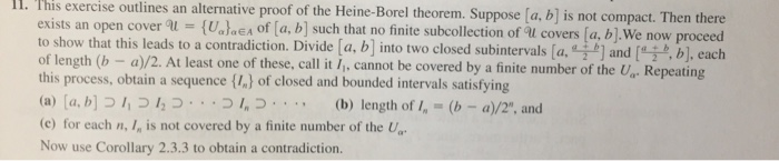 Solved an alternative outlines an alternative proof of the | Chegg.com