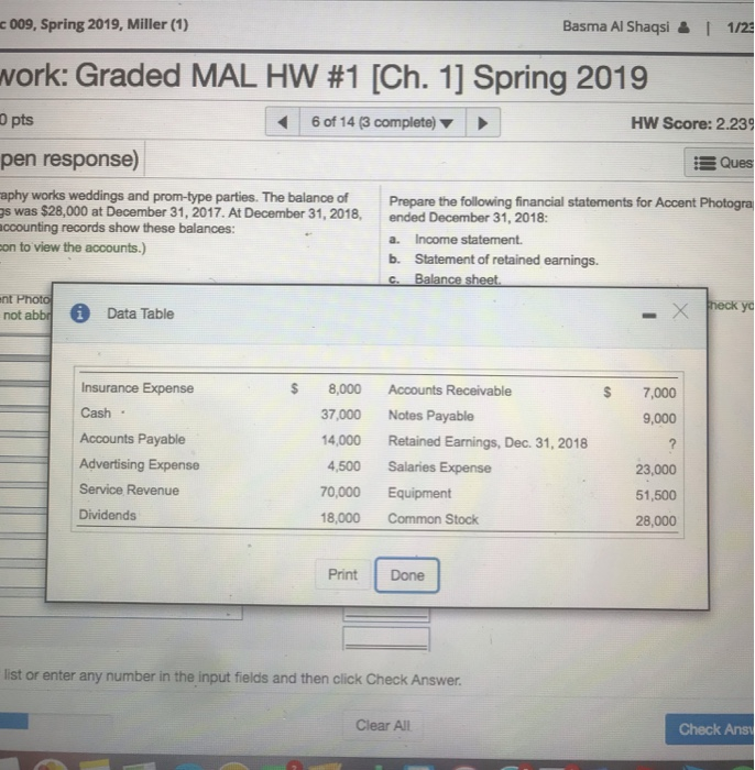 Solved Homework: Graded MAL HW #1 [Ch. 1] Spring 2019 Save | Chegg.com