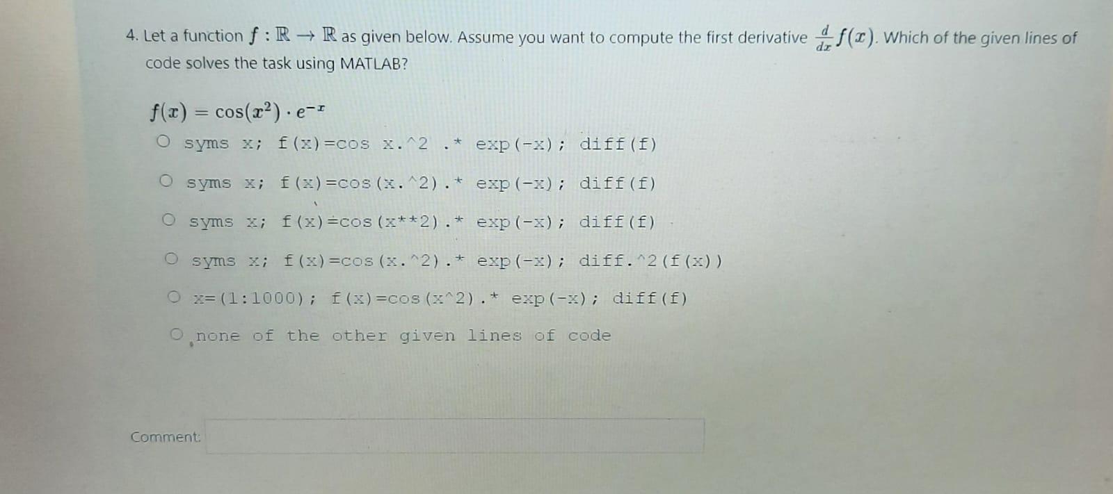 Solved 4. Let a function f:R→R as given below. Assume you | Chegg.com