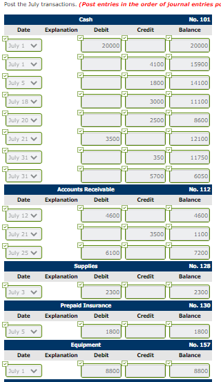 Solved Problem 4-05A a-9 (Part Level Submission) (Video) | Chegg.com