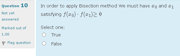 Solved Question 5 The algorithm provided to find the roots | Chegg.com