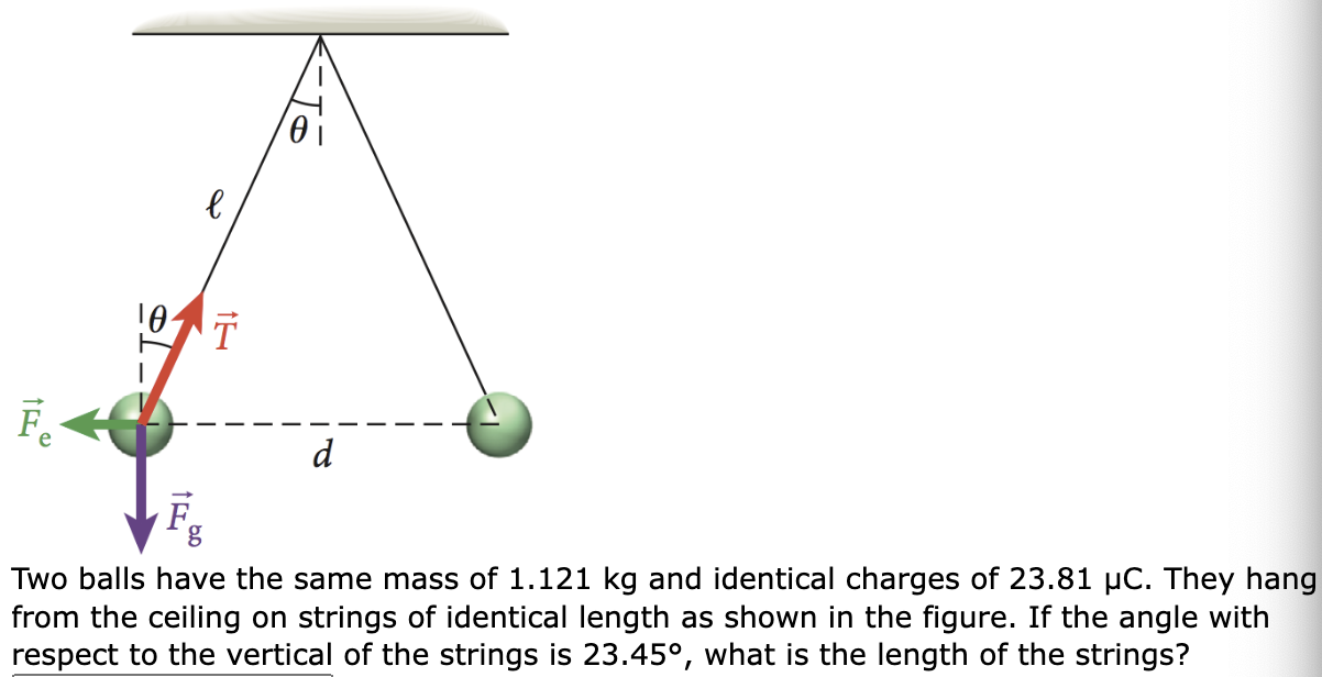 Solved Two balls have the same mass of 1.121 kg and | Chegg.com
