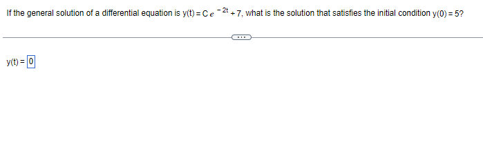 Solved If the general solution of a differential equation is | Chegg.com