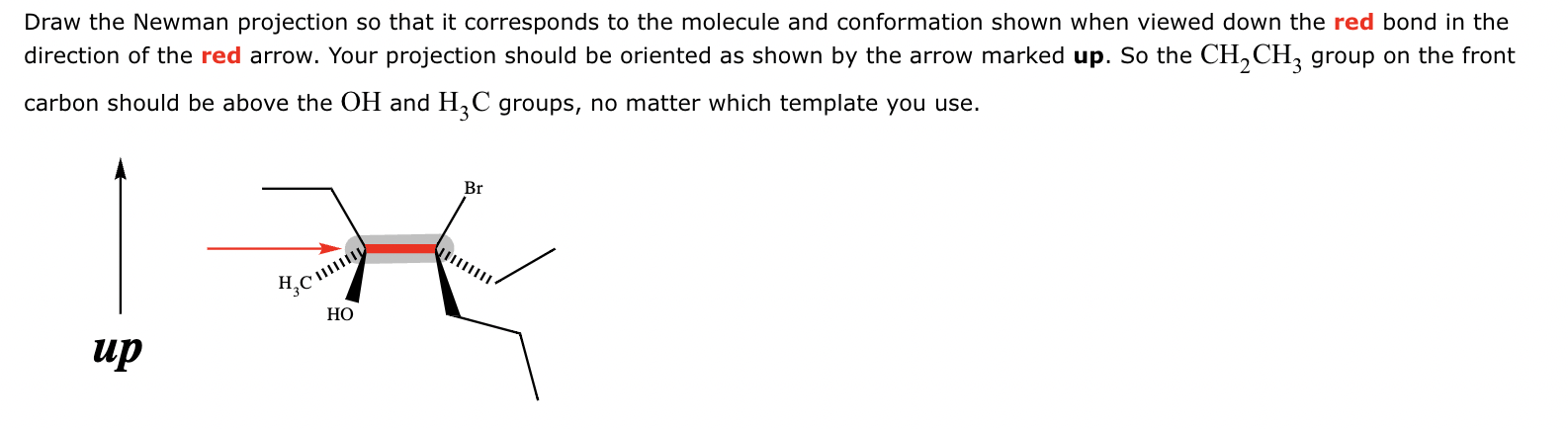 Solved Draw the Newman projection so that it corresponds to | Chegg.com