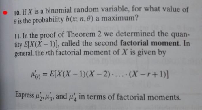 Solved If X is a binomial random variable, for what value of | Chegg.com