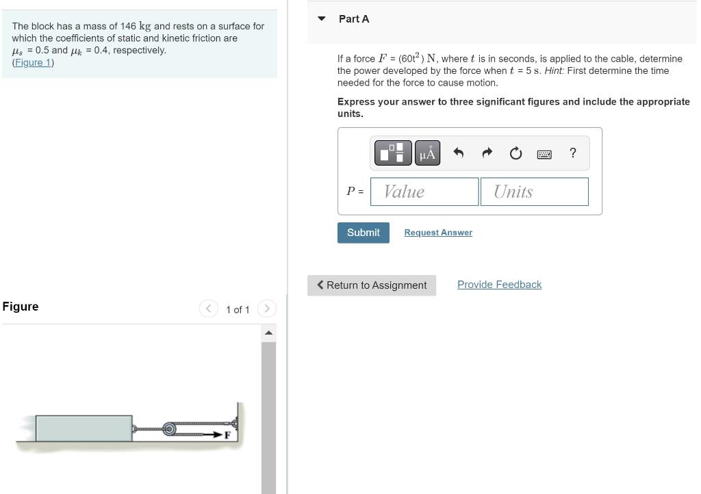 Solved The 53-lb block rests on the rough surface for which | Chegg.com