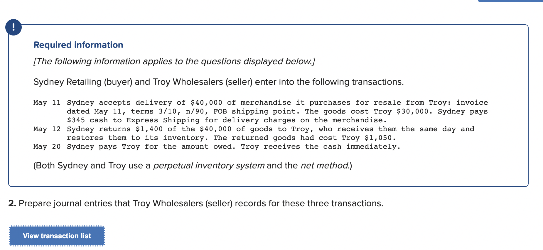 Solved Required information [The following information | Chegg.com