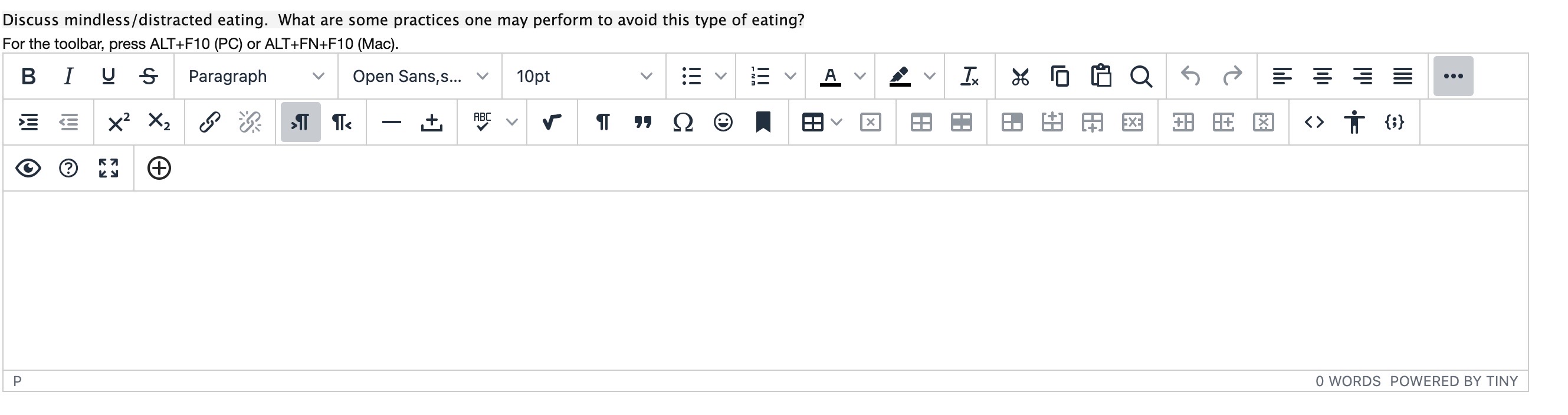 Solved Discuss mindless/distracted eating. What are some | Chegg.com