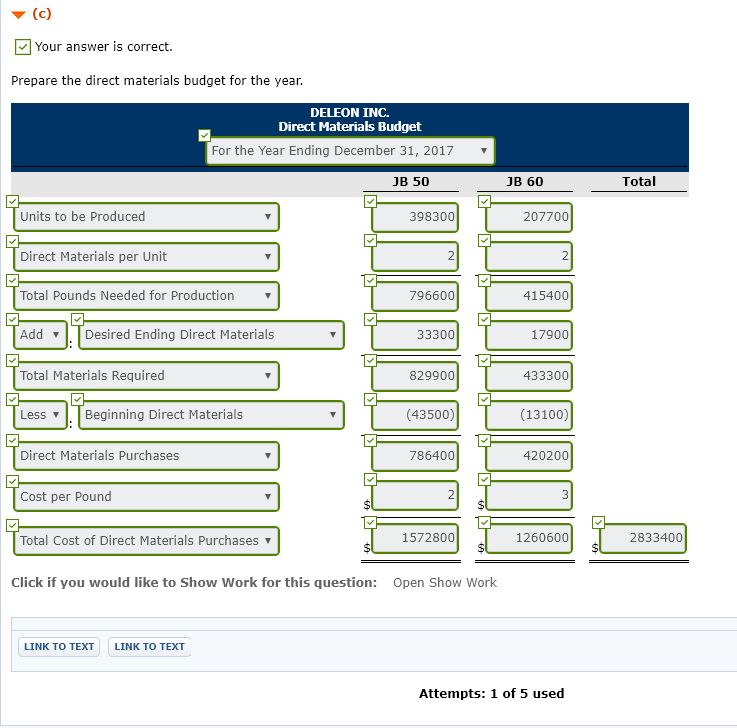 Solved Problem 21-2A (Part Level Submission) Deleon Inc. is | Chegg.com