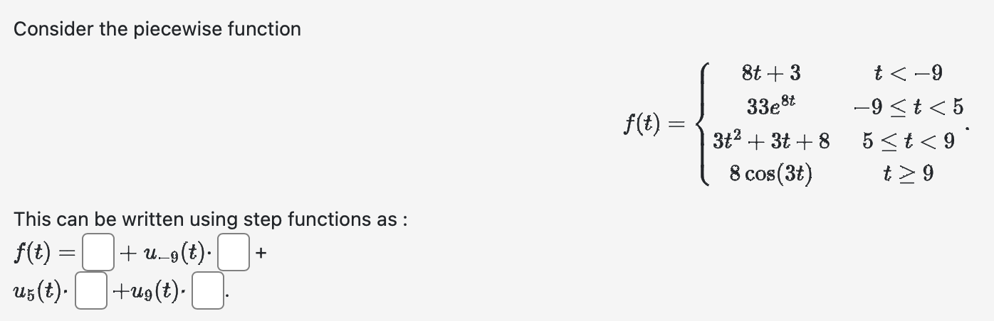 Solved Consider the piecewise | Chegg.com