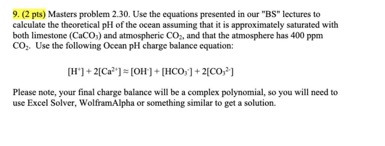 Solved 9. ( 2 pts) Masters problem 2.30. Use the equations | Chegg.com