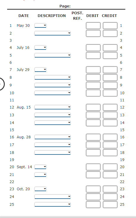 Solved Record the following transactions for Pro Line | Chegg.com