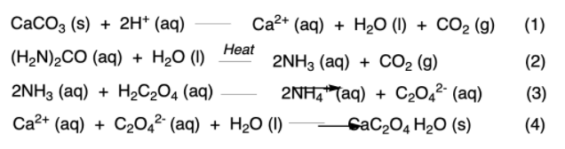Solved Gravimetric determination of Calcium as CaC2O4·H2O: | Chegg.com