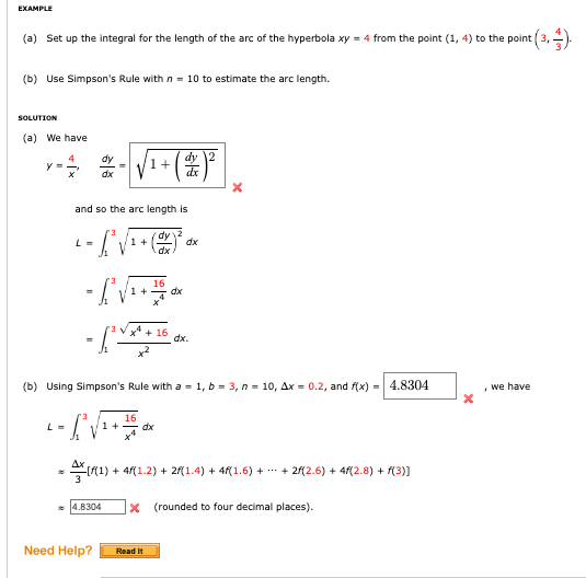 Solved (a) Set up the integral for the length of the arc of | Chegg.com Solved (a) Set up the integral for the length of the arc of | Chegg.com