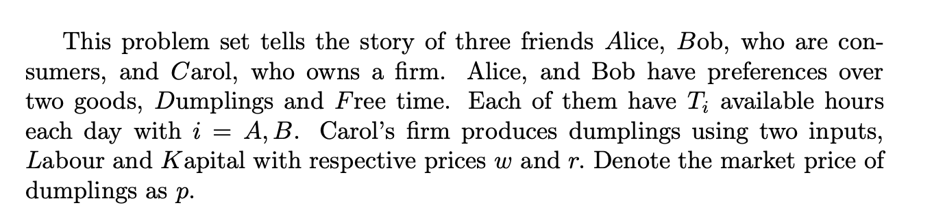 Solved This problem set tells the story of three friends | Chegg.com Solved This problem set tells the story of three friends | Chegg.com