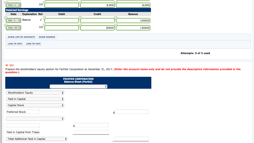 Solved Problem 11-2A (Part Level Submission) Fechter | Chegg.com