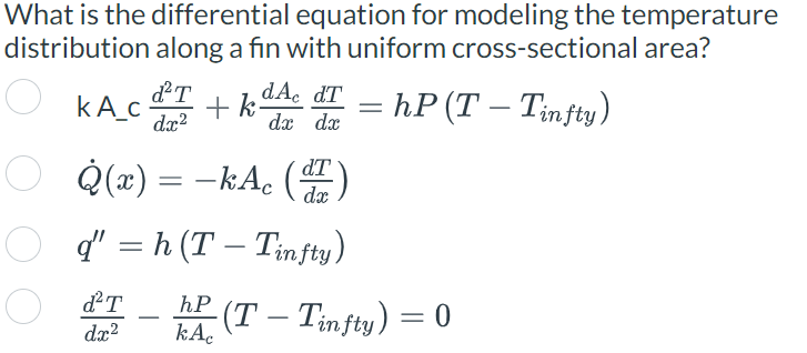 Solved What is the differential equation for modeling the | Chegg.com