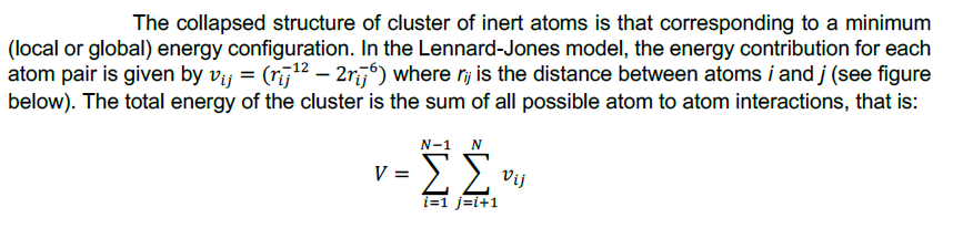 Solved The collapsed structure of cluster of inert atoms is | Chegg.com