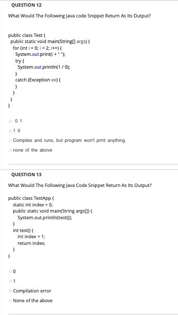 Solved Question 4 What Will Be The Output Of This Program