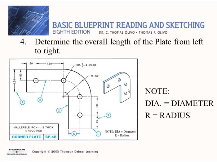Solved BASIC BLUEPRINT READING AND SKETCHING EIGHTH EDITION | Chegg.com