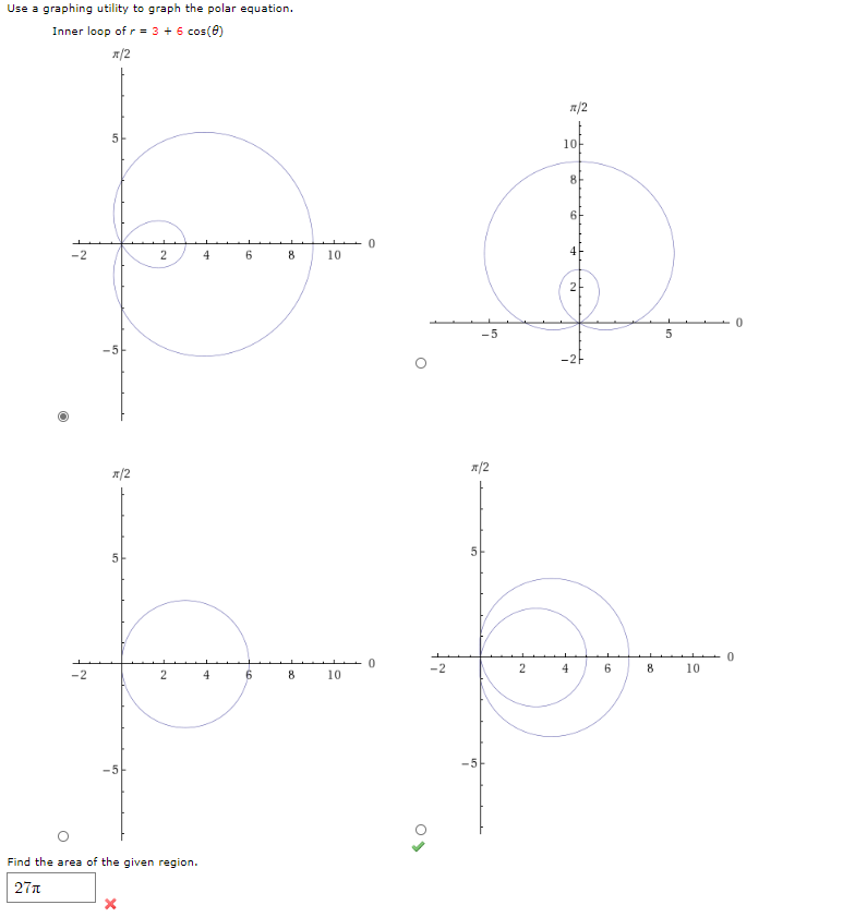 Solved Use a graphing utility to graph the polar equation. | Chegg.com