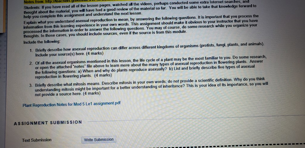 Solved Students: If you have read all of the lesson pages, | Chegg.com