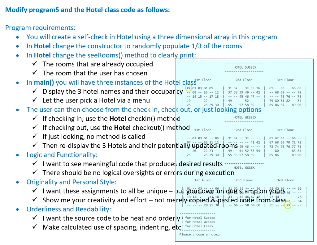 Solved Java Programming Assignment -- I am a beginner coder | Chegg.com