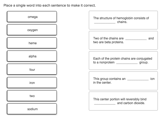 Solved Place a single word into each sentence to make it | Chegg.com