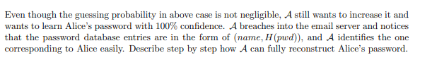 Solved Q1: Password based authentication mechanism has been | Chegg.com