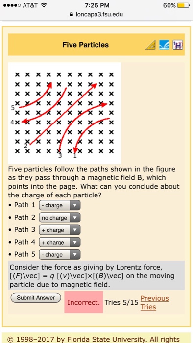 Solved Five particles follow the paths shown in the figure | Chegg.com
