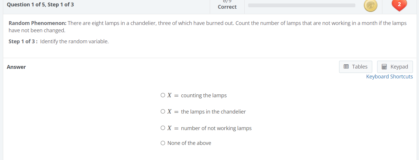 Solved Random Phenomenon: There are eight lamps in a | Chegg.com