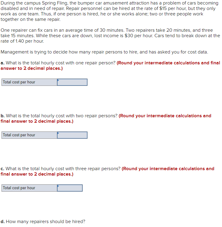 Solved During the campus Spring Fling, the bumper car | Chegg.com