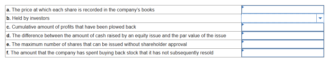 Solved options: additional paid-in capital/authorized share | Chegg.com