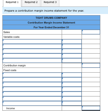 Solved Problem 18-2A (Static) Contribution margin income | Chegg.com
