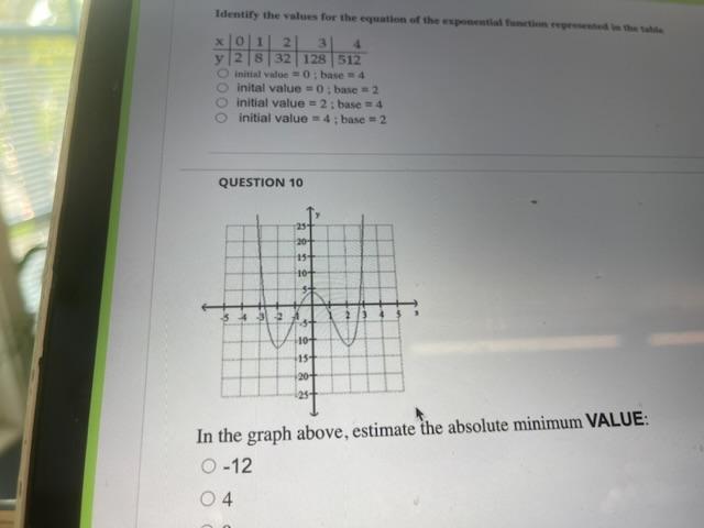 Solved initial valoe =0: base =4 inital value =0; base =2 | Chegg.com