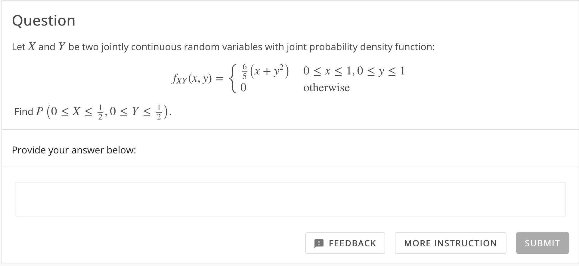 Solved Question Let X and Y be two jointly continuous random | Chegg.com