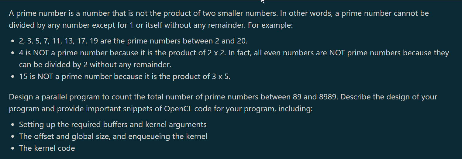 A prime number is a number that is not the product of | Chegg.com