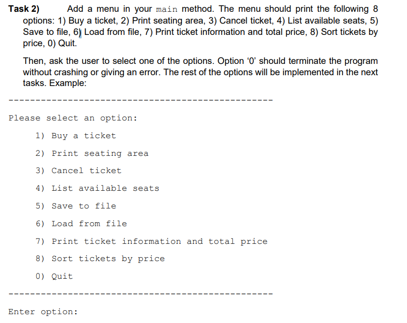 Solved Can I please get the code solution for tasks 1-8 in | Chegg.com