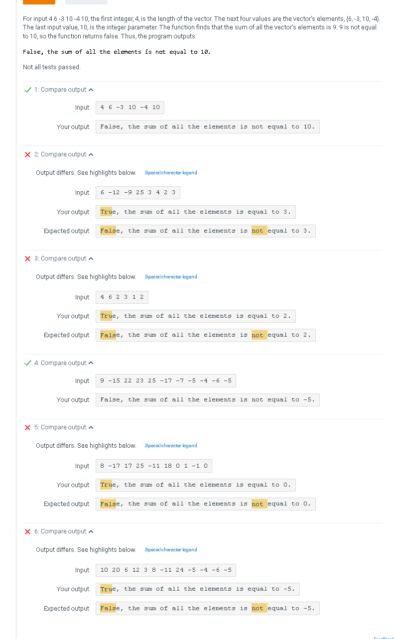 Solved 6.11.5: Functions with vector parameters. CODE ++ | Chegg.com