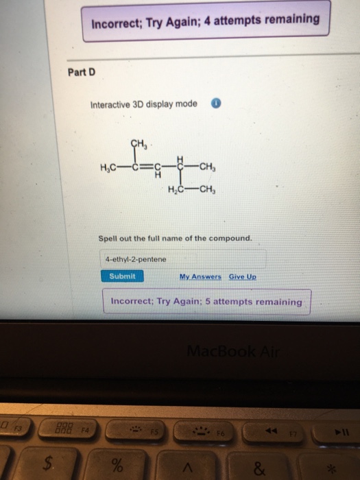 Solved Incorrect; Try Again; 4 attempts remaining Part D | Chegg.com