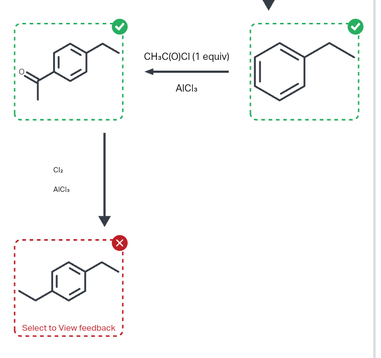 Solved CH3C(O)Cl (1 equiv) 4AlCl3 Cl2 AlCl3 | Chegg.com