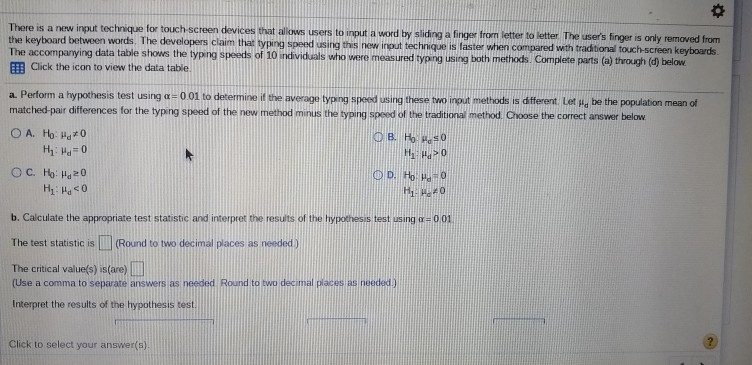 Solved There is a new input technique for touch screen | Chegg.com