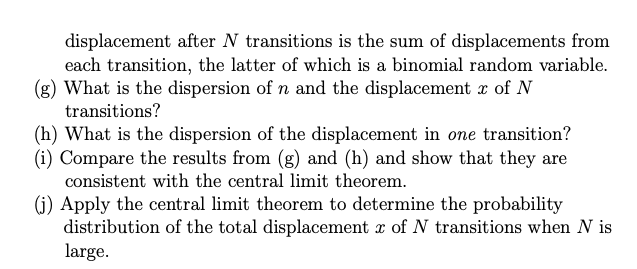 Solved 1. One-dimensional random walk There is a | Chegg.com