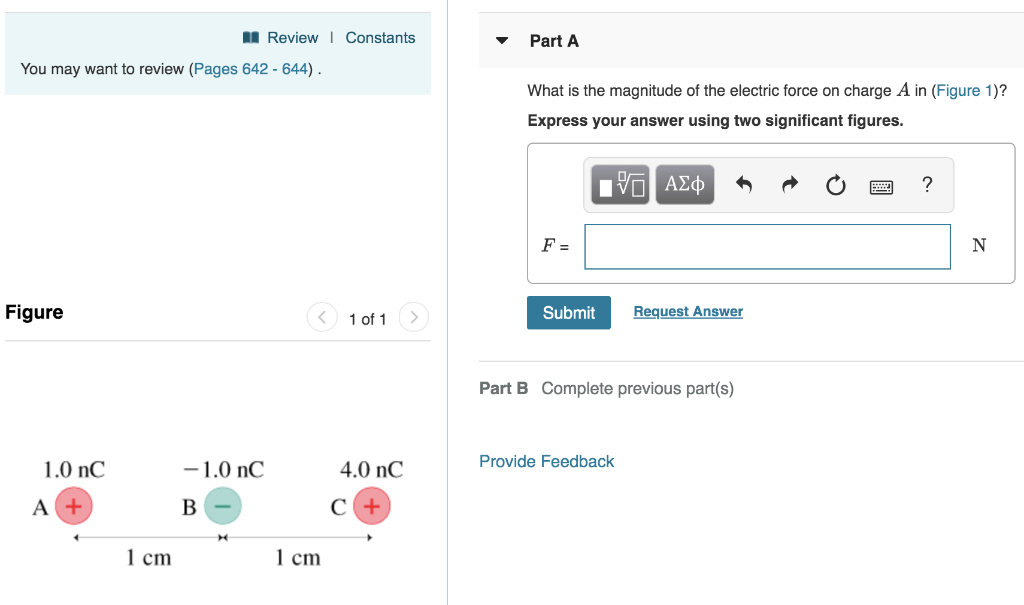 Solved Review Constants Part A You may want to review (Pages | Chegg.com