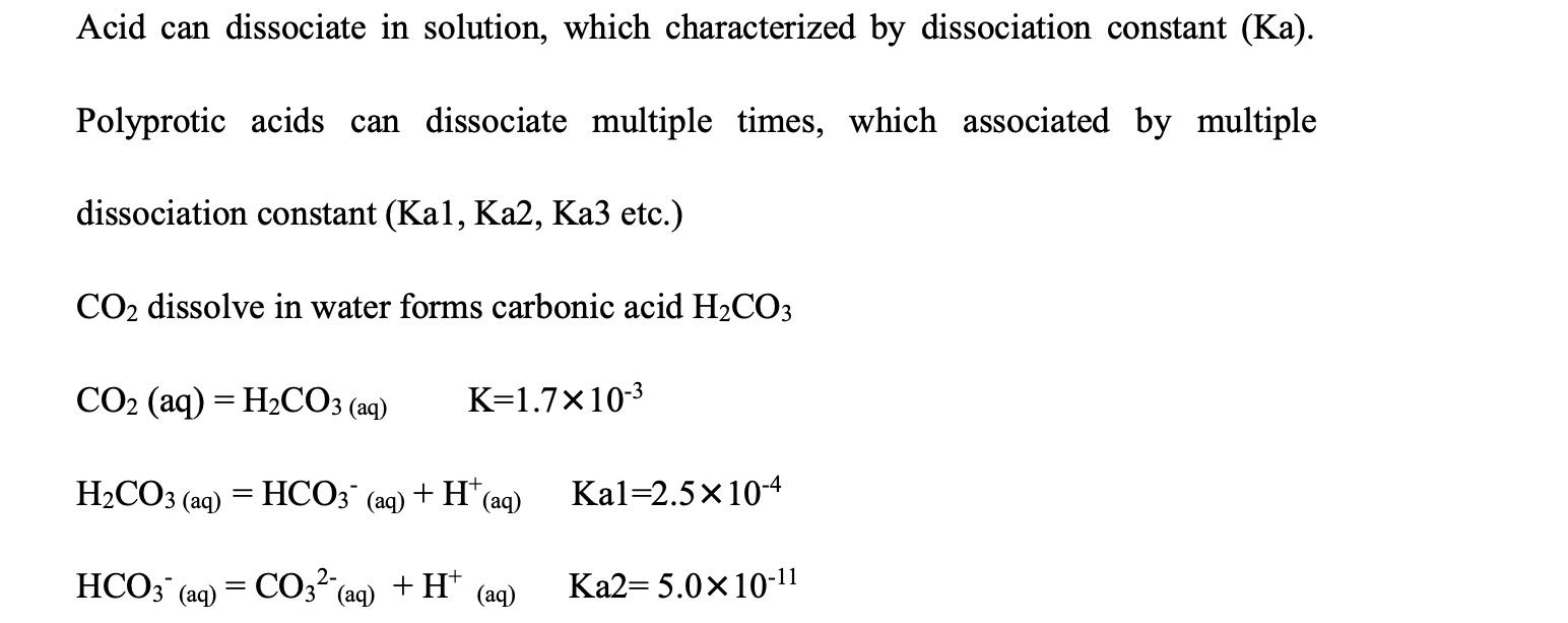 Solved Acid can dissociate in solution, which characterized | Chegg.com
