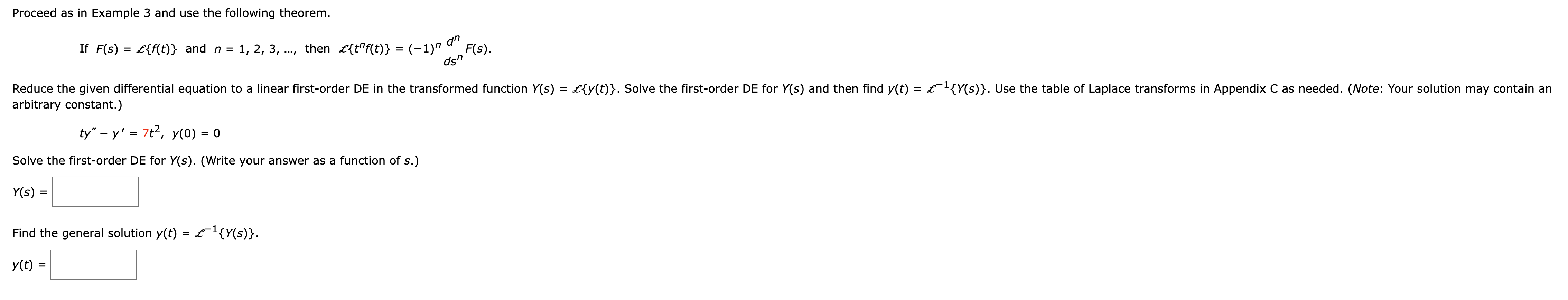 Solved Proceed as in Example 3 ﻿and use the following | Chegg.com